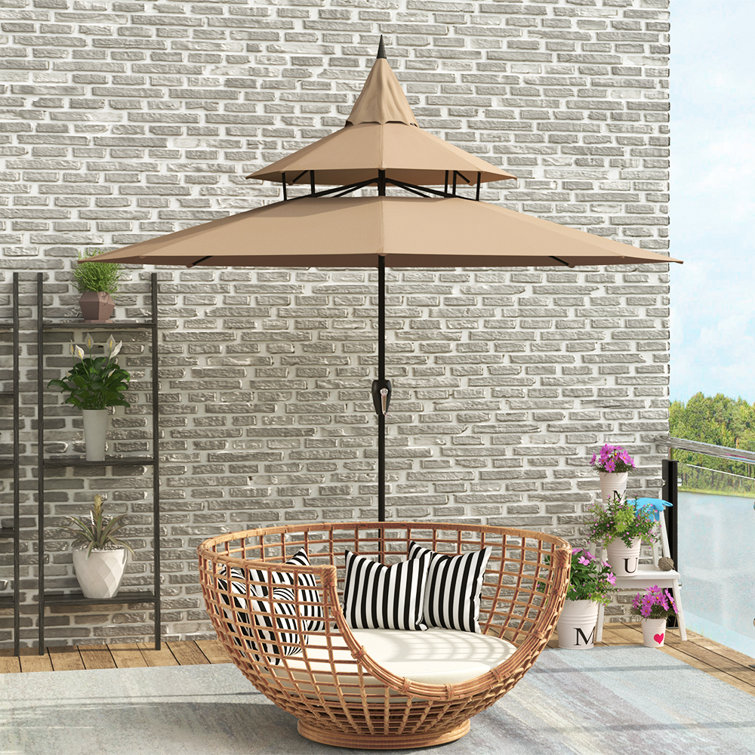 Arlmont & Co. Ameal 106'' Market Umbrella - Wayfair Canada